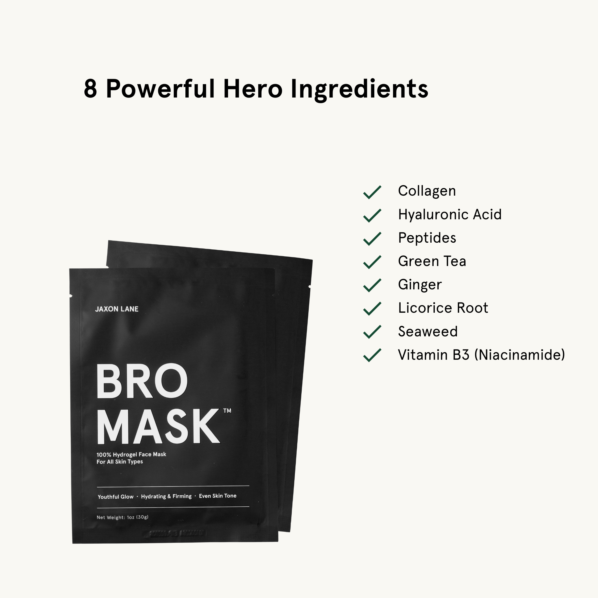 Bro Mask by Jaxon Lane | #1 Sheet Mask for Men | "Best Sheet Mask ...